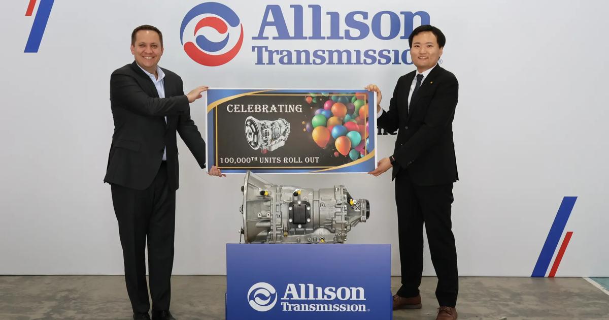 Allison Transmission Celebrates 100,000th 1000/2000 Series Transmission ...